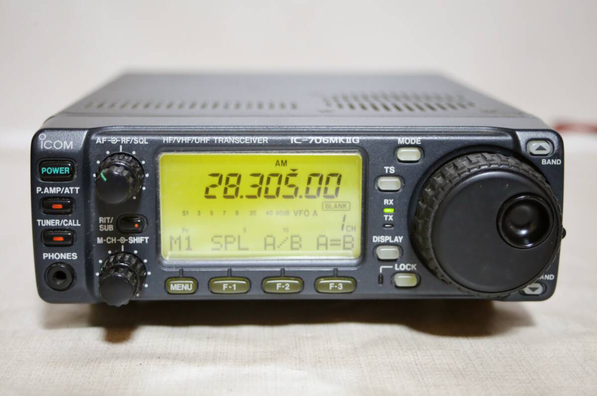 Yahoo!オークション - ICOM IC-706MK2G HF/50/144/430MHz オールモード...