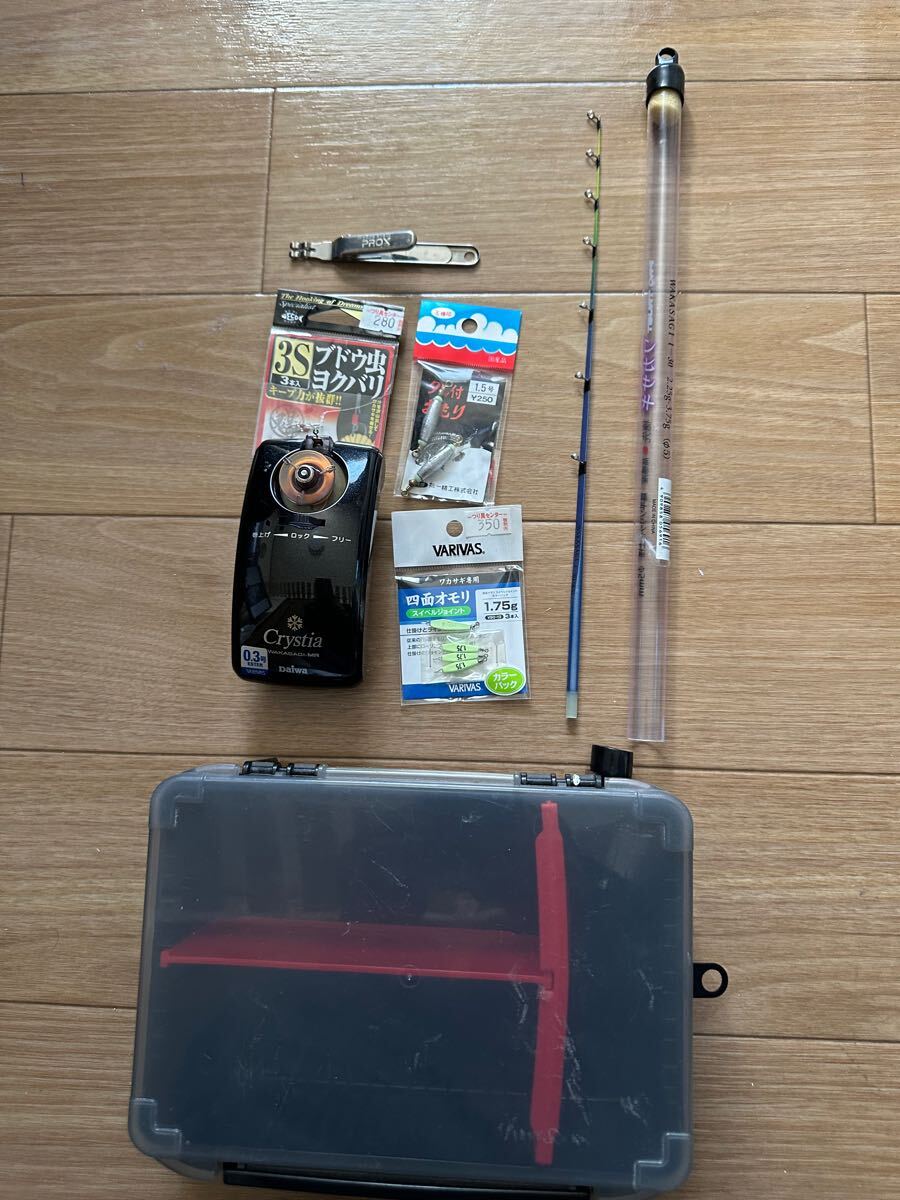 Yahoo!オークション - 電動ワカサギ釣りセット 穂先あり リールダイワC...