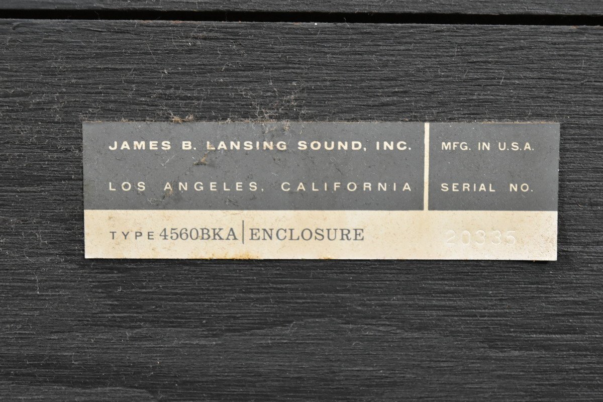 Yahoo!オークション - 【J】 JBL 4560 BKA / GAUSS 5642 スピーカー ペ...