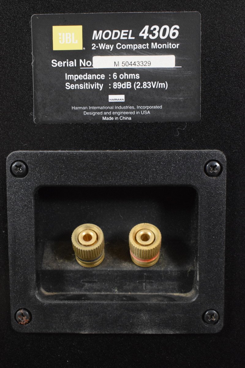 Yahoo!オークション - JBL 2wayモニター スピーカー ペア 4306 スタン...