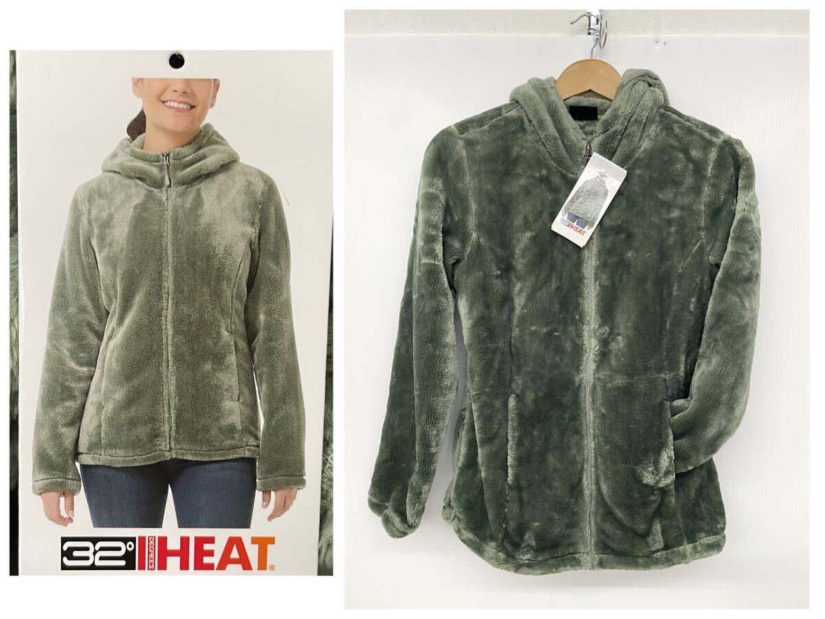 Yahoo!オークション - 新品 32°HEAT レディース もこもこ フルジップ ...