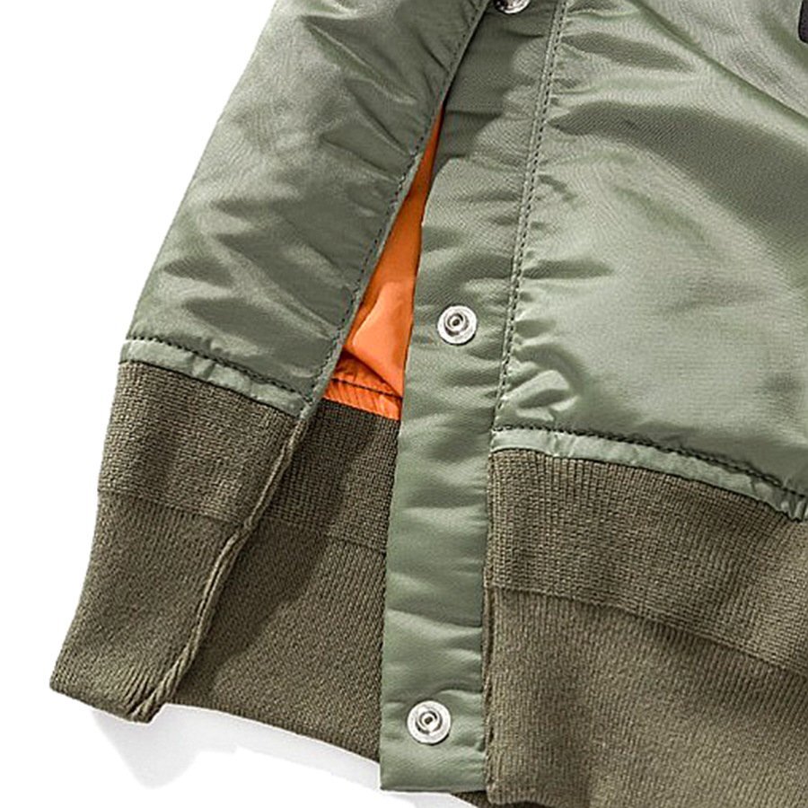 Yahoo!オークション - SACAI X MADSAKI MA-1 ナイロン ブルゾンジ ケッ...