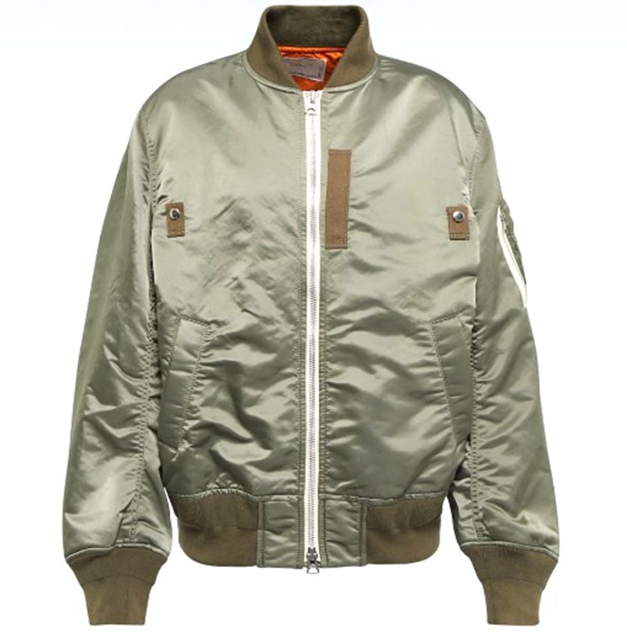 Yahoo!オークション - SACAI X MADSAKI MA-1 ナイロン ブルゾンジ ケッ...