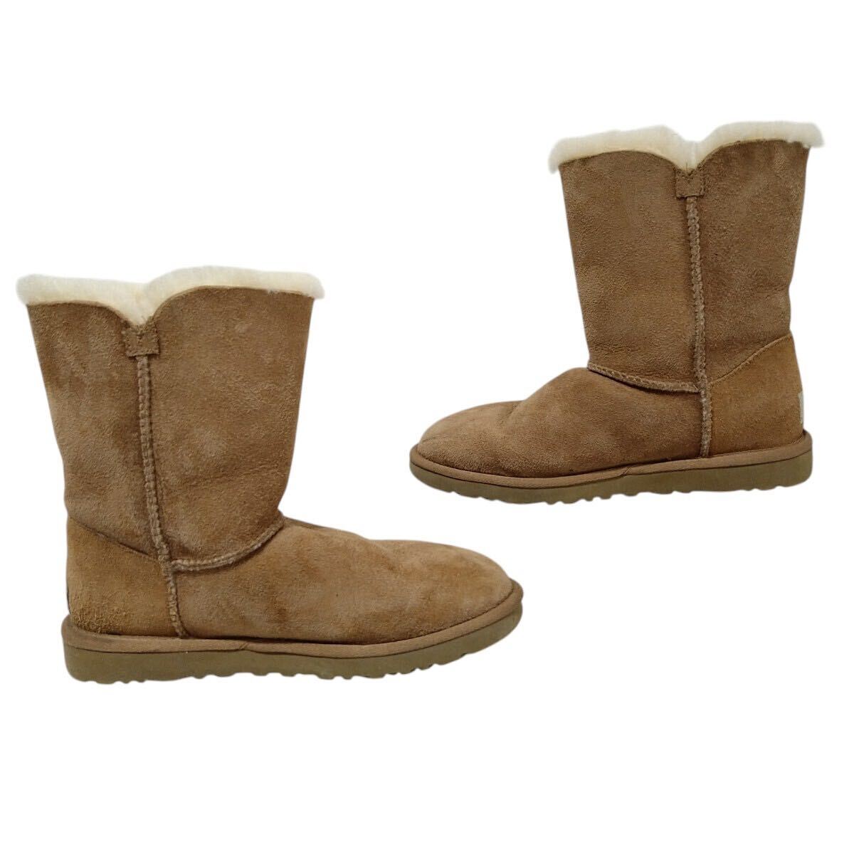 Yahoo!オークション - BT2 UGG アグ ムートンショートブーツ スエード...