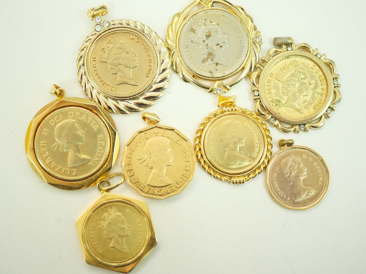 Yahoo!オークション - 【A38】 コイントップ エリザベス など ペンダン...