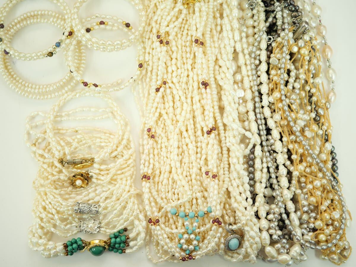 Yahoo!オークション - 【C69】 60サイズ 淡水パール バロックパール 真...