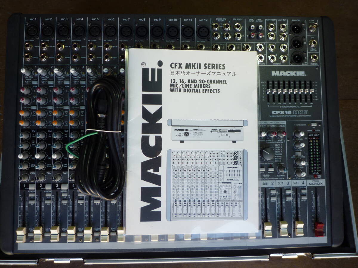 Yahoo!オークション - MACKIE CFX16MKII 美品難あり