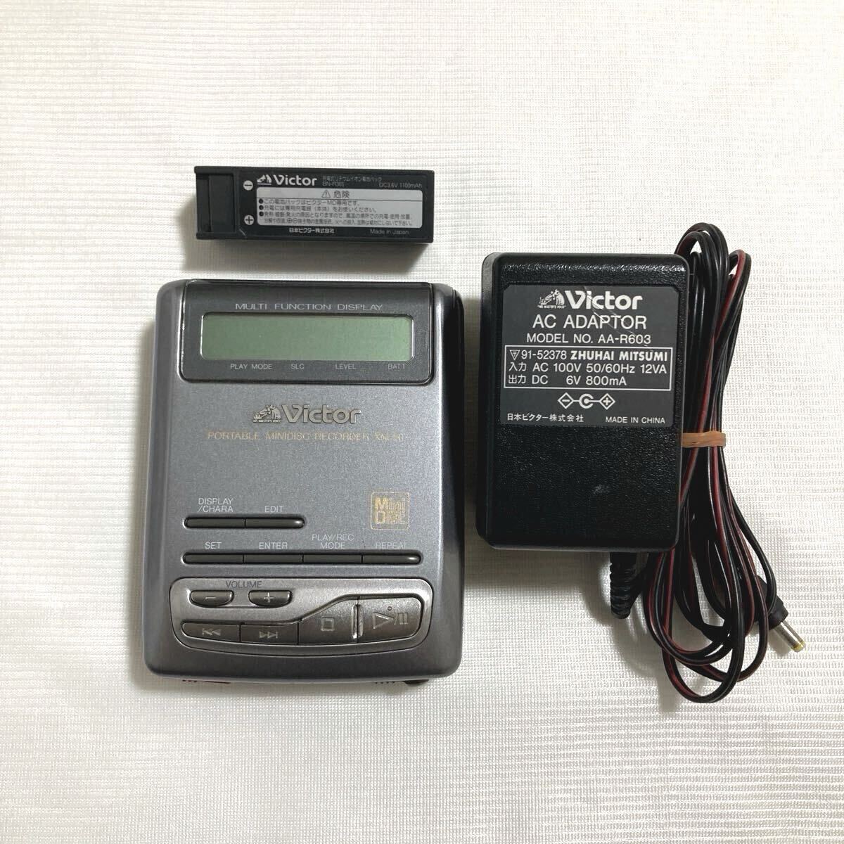 Yahoo!オークション - Victor ポータブルMDレコーダー XM-R1 MDウォー...