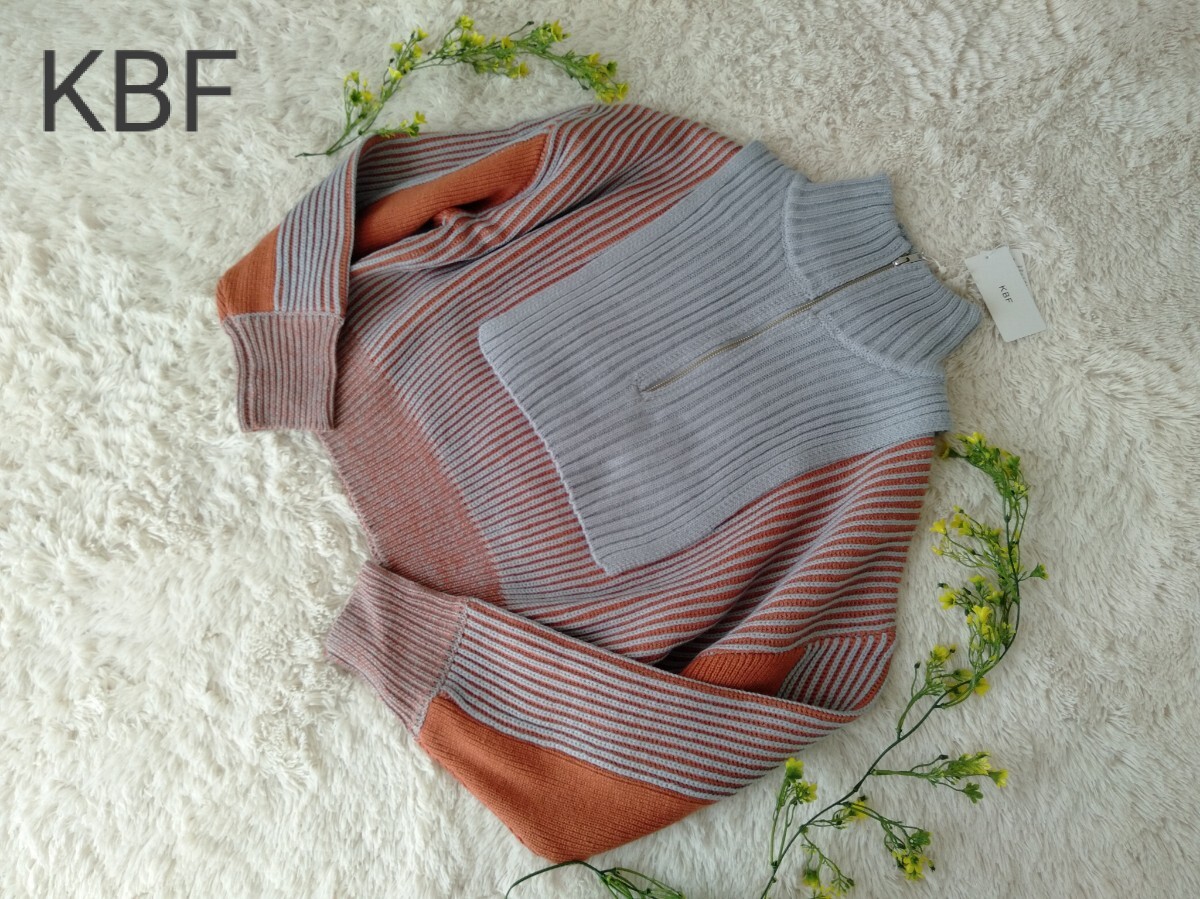 Yahoo!オークション - 新品タグ付 人気完売 KBFレイヤードハーフZIPニ...