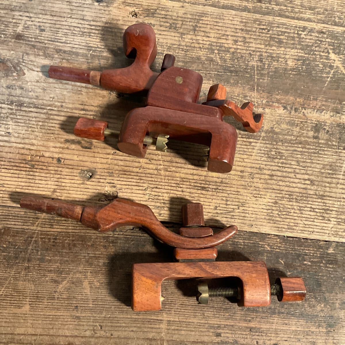 Yahoo!オークション - H12/ ヘラブナ 万力 へらぶな 天然木 へら万力 ...