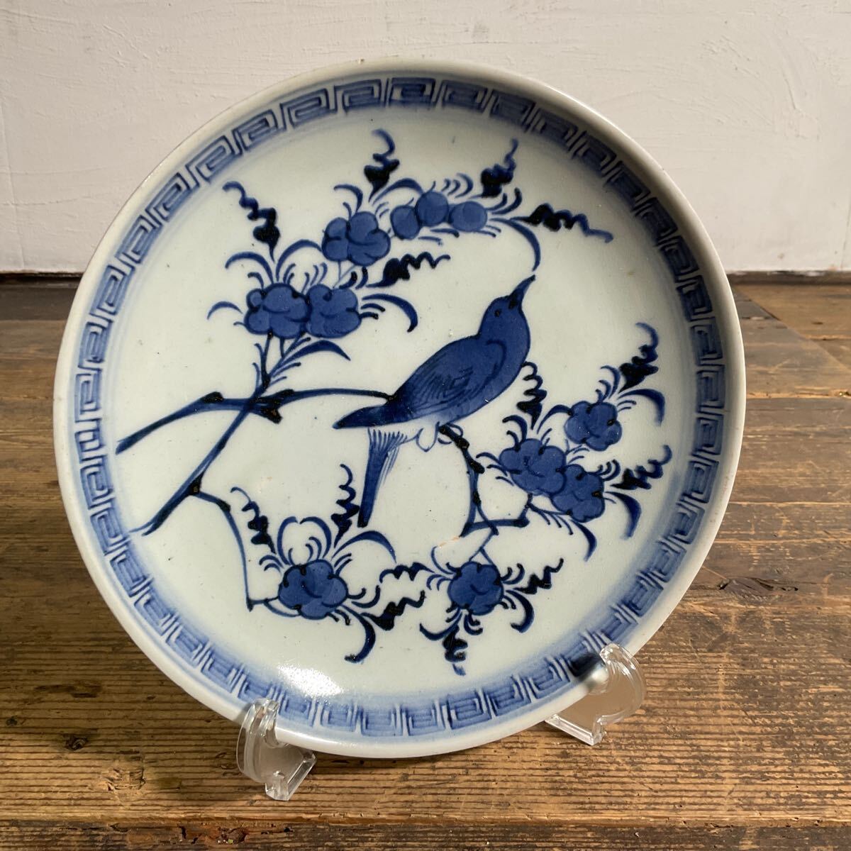 Yahoo!オークション - L03/時代 古伊万里 染付 飾皿 骨董 古美術