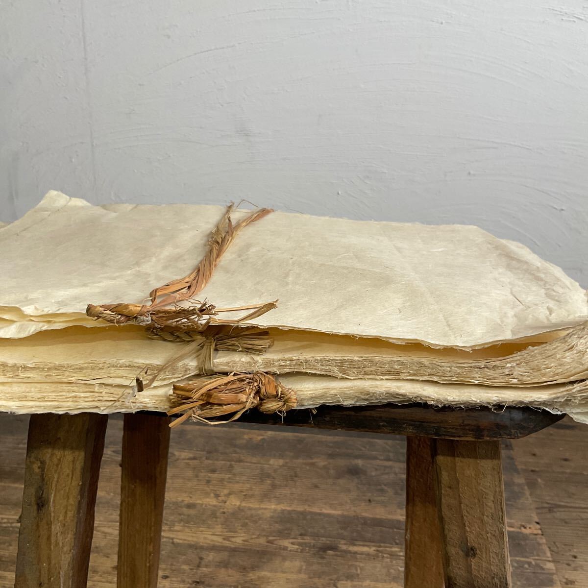 Yahoo!オークション - Q03/ 美品 古紙 手漉き 和紙 半紙まとめて約200g