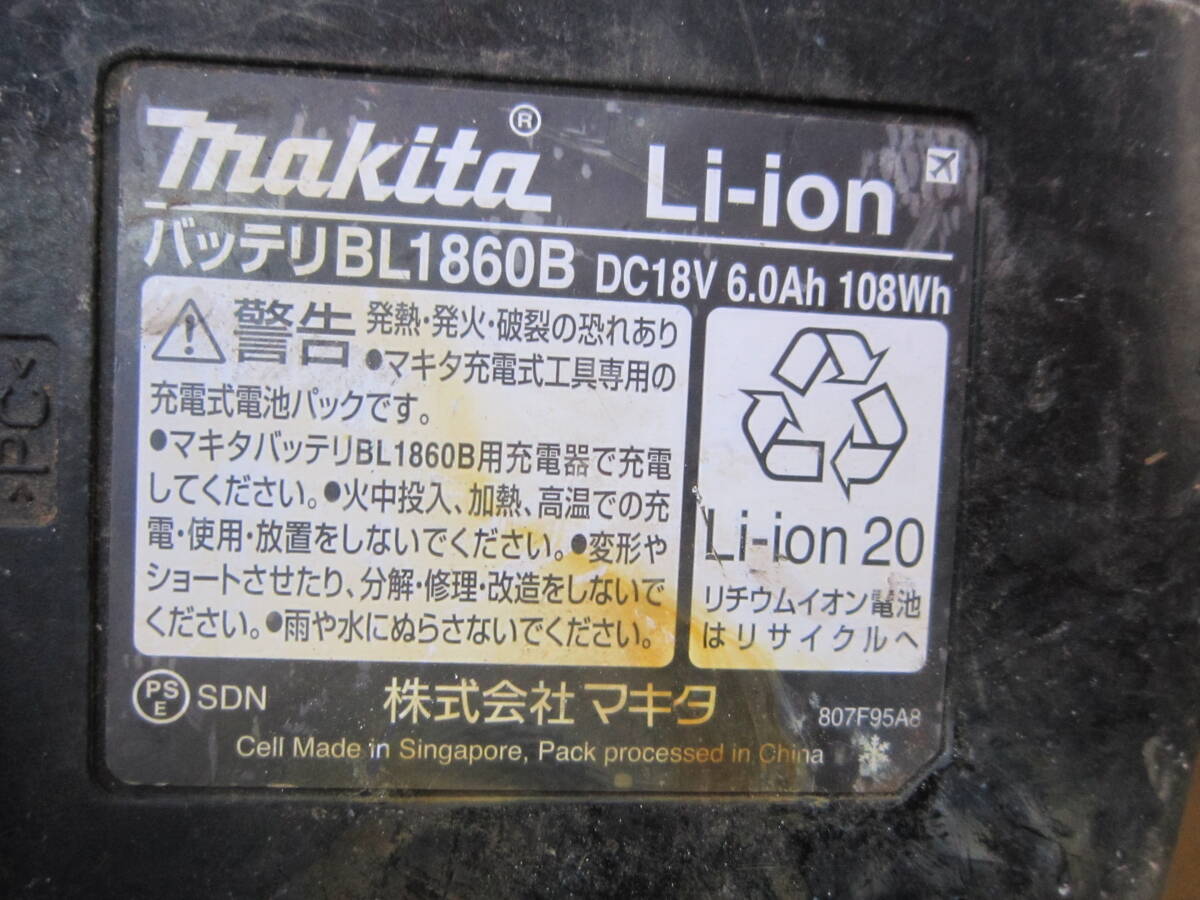 Yahoo!オークション - k4948 マキタ BL1860B 18V