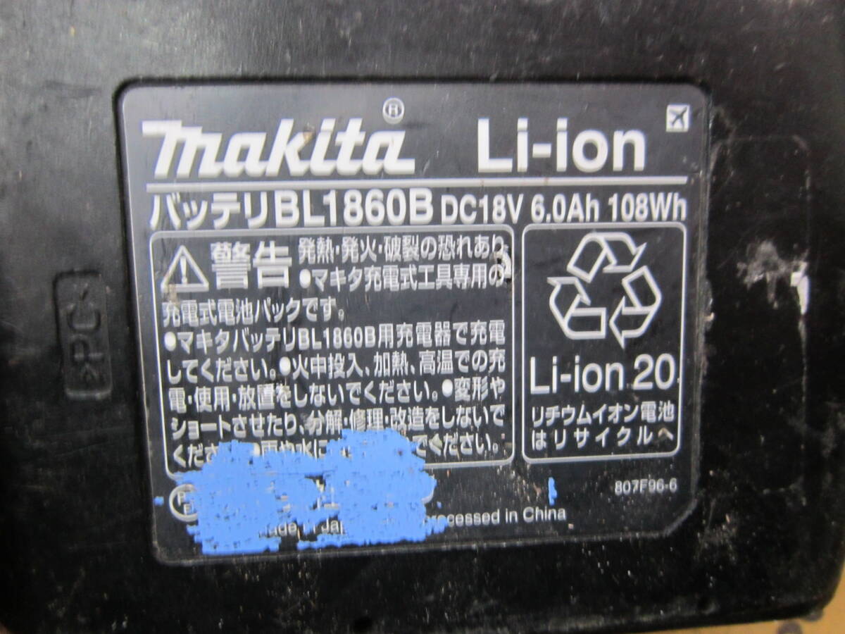 Yahoo!オークション - k5097 マキタ BL1860B 18V