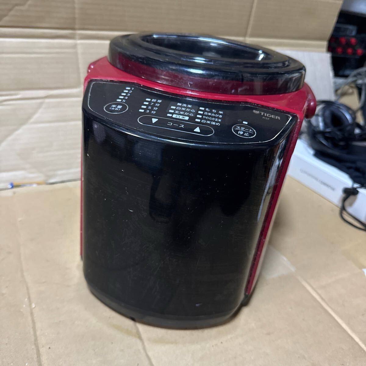 Yahoo!オークション - あ-8039）TIGER RSF-A100 家庭用精米機 通電のみ...