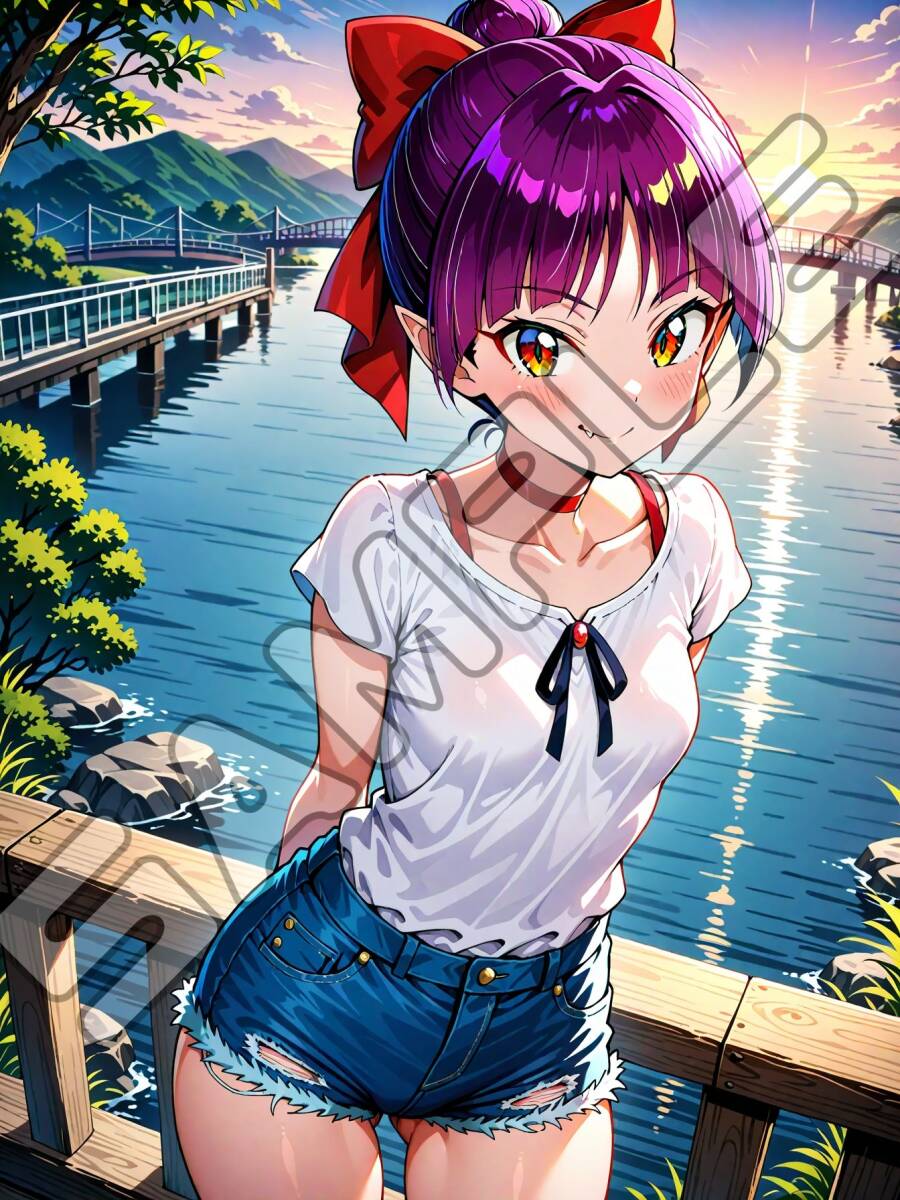 Yahoo!オークション - c1816 ゲゲゲの鬼太郎 猫娘 一点物 高品質A4ポス...