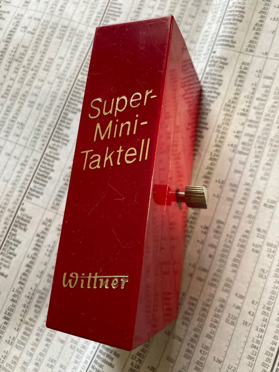 Yahoo!オークション - Wittner メトロノーム super-mini-taktell ウィ...