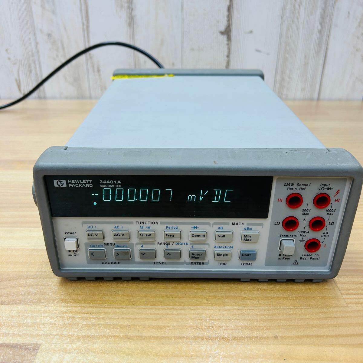 Yahoo!オークション - SA-0101F120 hp Agilent 34401A MULTIMETER デ...
