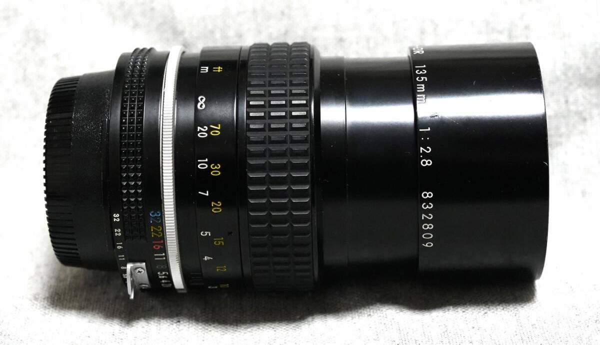 Yahoo!オークション - NIKON/F Mount/135-F2.8.マニュアル．フォーカス...