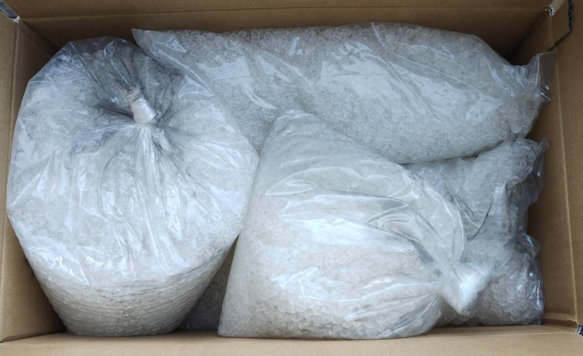 Yahoo!オークション - 訳ありsale B090 ビーズ 透明 アクセサリーパー...