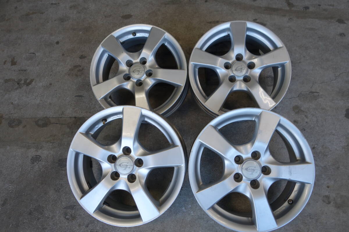 Yahoo!オークション - 【美品】GRASS 15×6J 5H PCD100 ＋43 ハブ径72m...