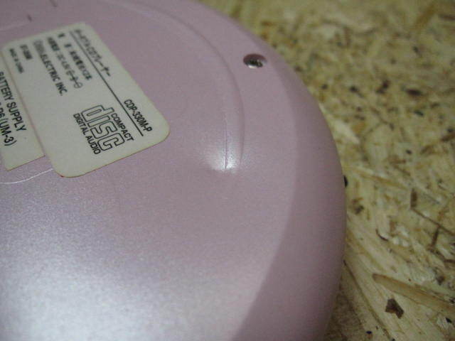 Yahoo!オークション - 【F-5】Soundpit CDP-330M-P ポータブルCDプレー...