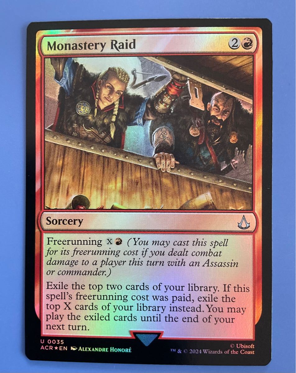 Yahoo!オークション - 【AG-MTG】【Foil】(035)《修道院の襲撃/Monaste...