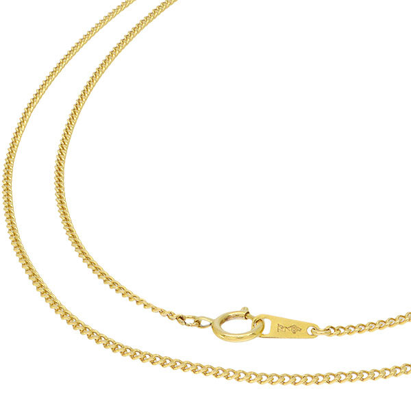 Yahoo!オークション - K18YG 2面シングル 喜平ネックレス 60cm 6.2g A ...