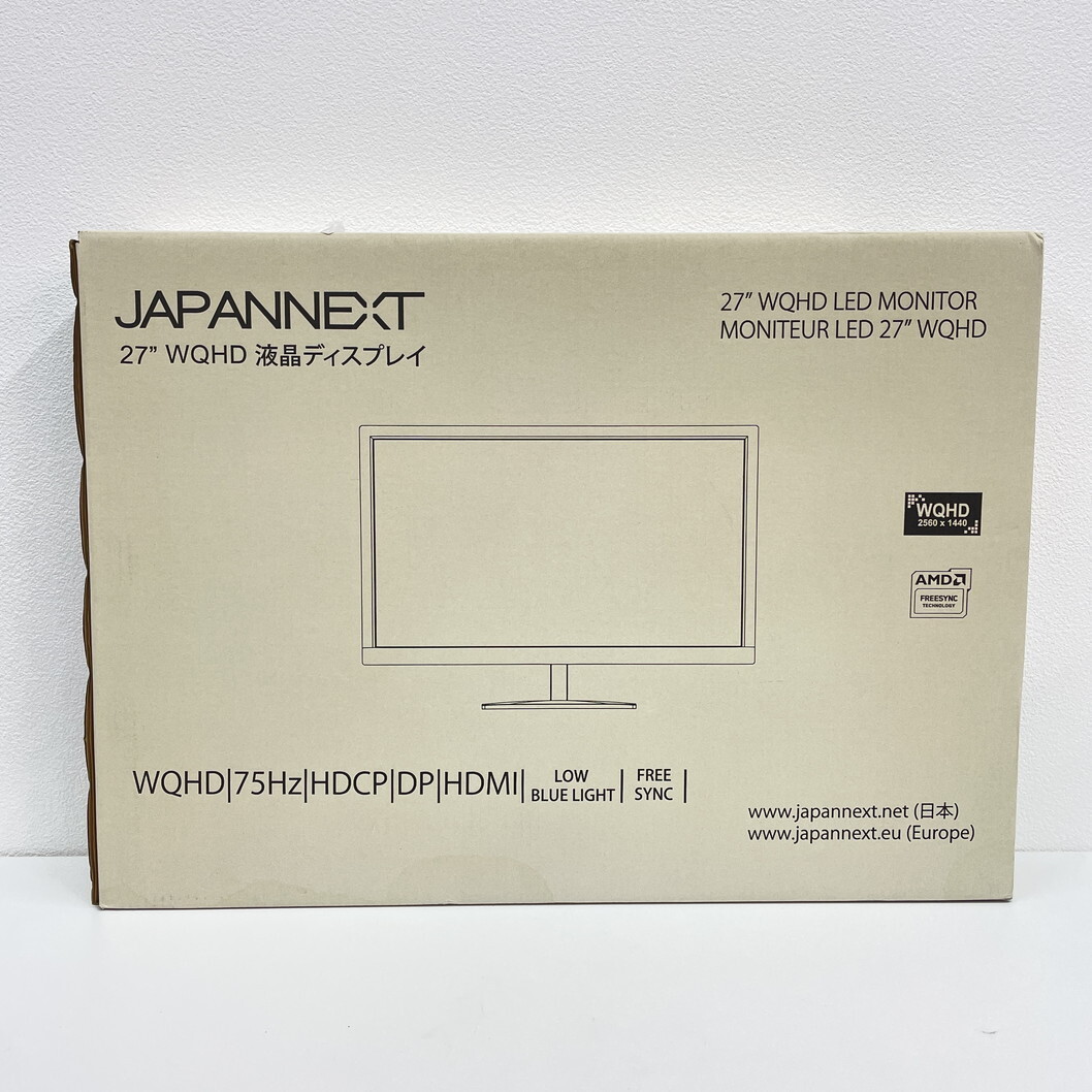 Yahoo!オークション - YOK【現状渡し品】JAPANNEXT 27インチ WQHD 2560...