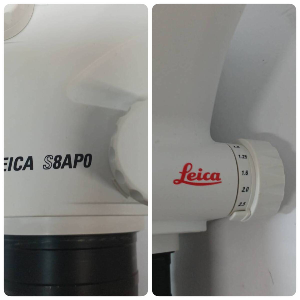 日本代購代標第一品牌【樂淘letao】－LEICA ライカ 実体顕微鏡 S8AP0 + 接眼レンズ 10447137 + 対物レンズ 10446335 中古品 ジャンク扱い