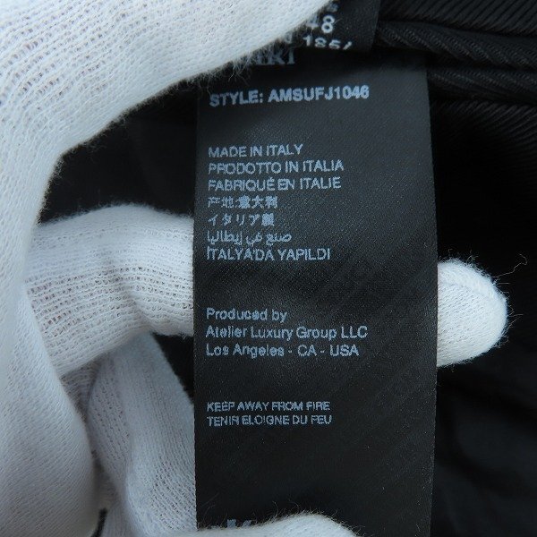 Yahoo!オークション - AMIRI/アミリ double-breasted blazer ビジュー...