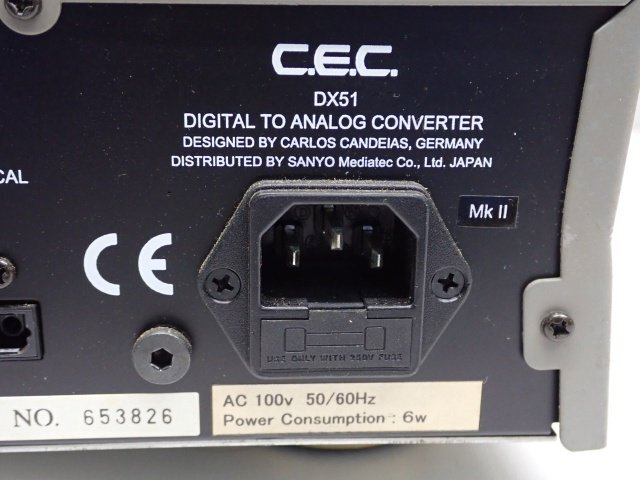 Yahoo!オークション - CEC DX51 シーイーシー D/Aコンバーター 動作品 ...