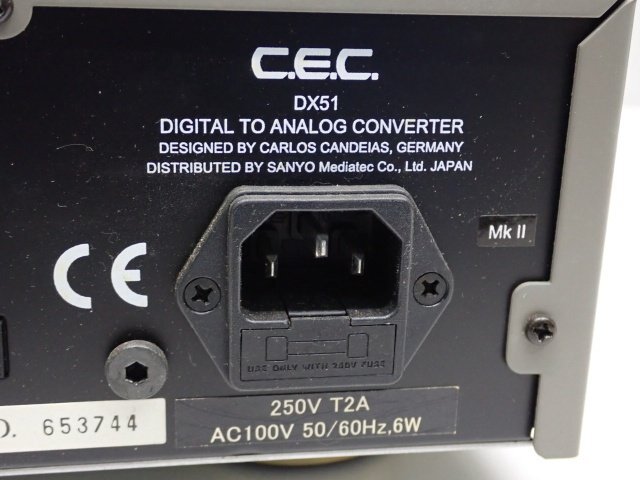 Yahoo!オークション - CEC DX51 シーイーシー D/Aコンバーター 動作品 ...