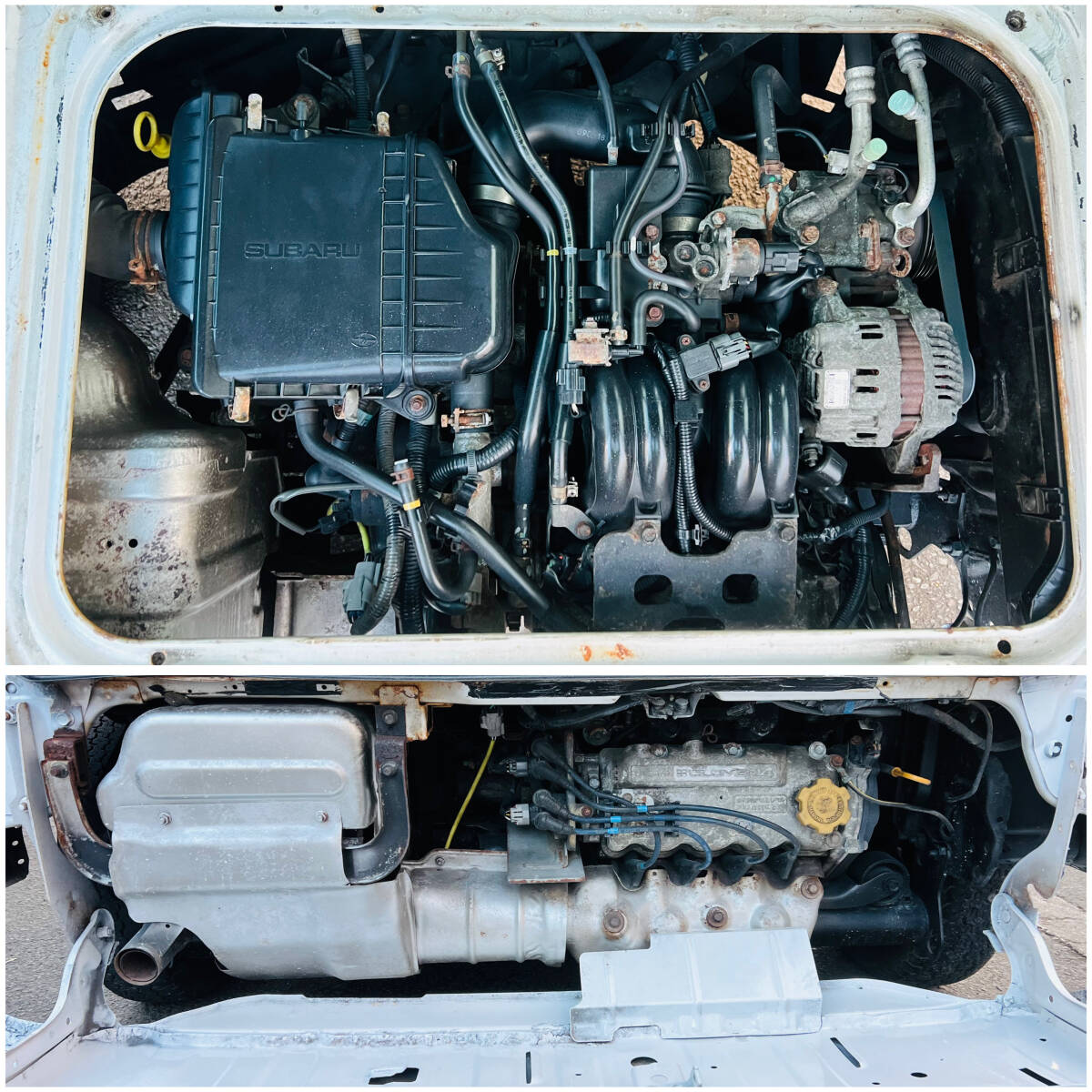 Yahoo!オークション - H21年EBD-TV2 サンバーバン4WD オートマチック...