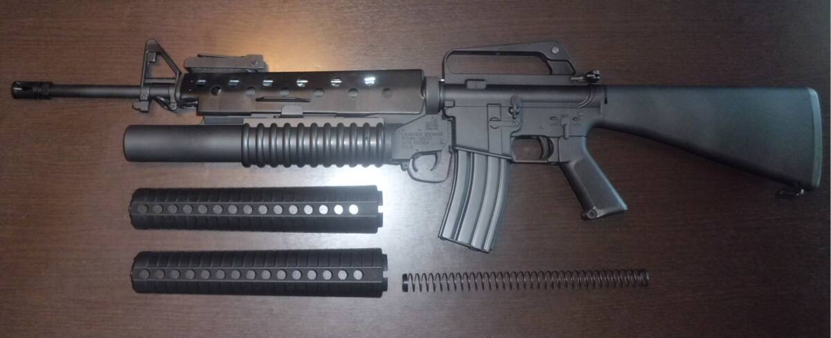 Yahoo!オークション - WE.M16+M203 ガスブローバック.ガスガン オープ...