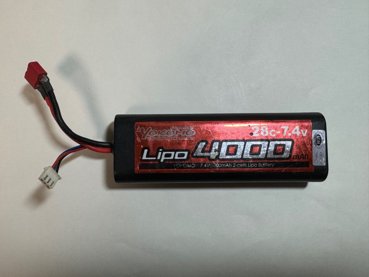 Yahoo!オークション - ヨコモ Li-po リポバッテリー 2s 7.4v 4000mAh T...