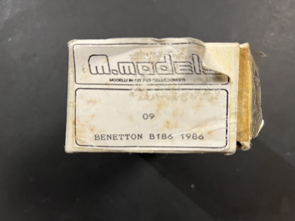 Yahoo!オークション - 1/43 Benetton B186 F1 1986 (m.models) ジャン...