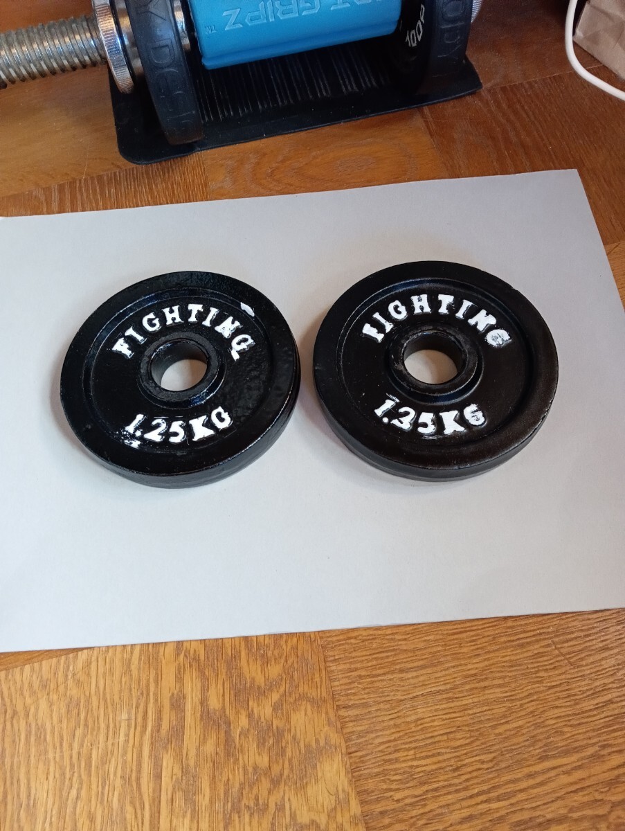 Yahoo!オークション - FIGHTING ROAD ダンベルプレート 1.25KG 2枚