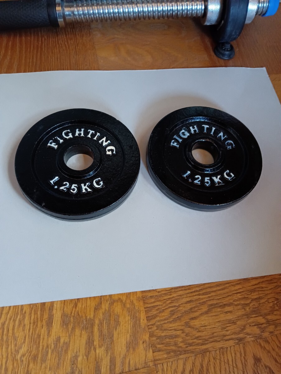 Yahoo!オークション - FIGHTING ROAD ダンベルプレート 1.25KG 2枚