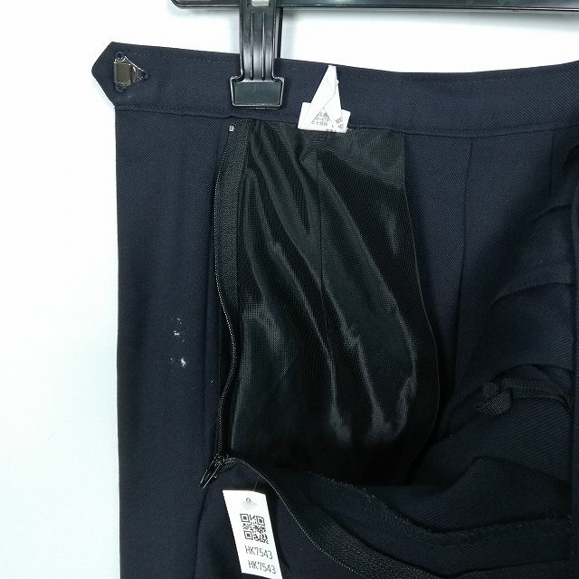 Yahoo!オークション - 1円 スクールスカート 冬物 w63-丈53 紺 熊本千...