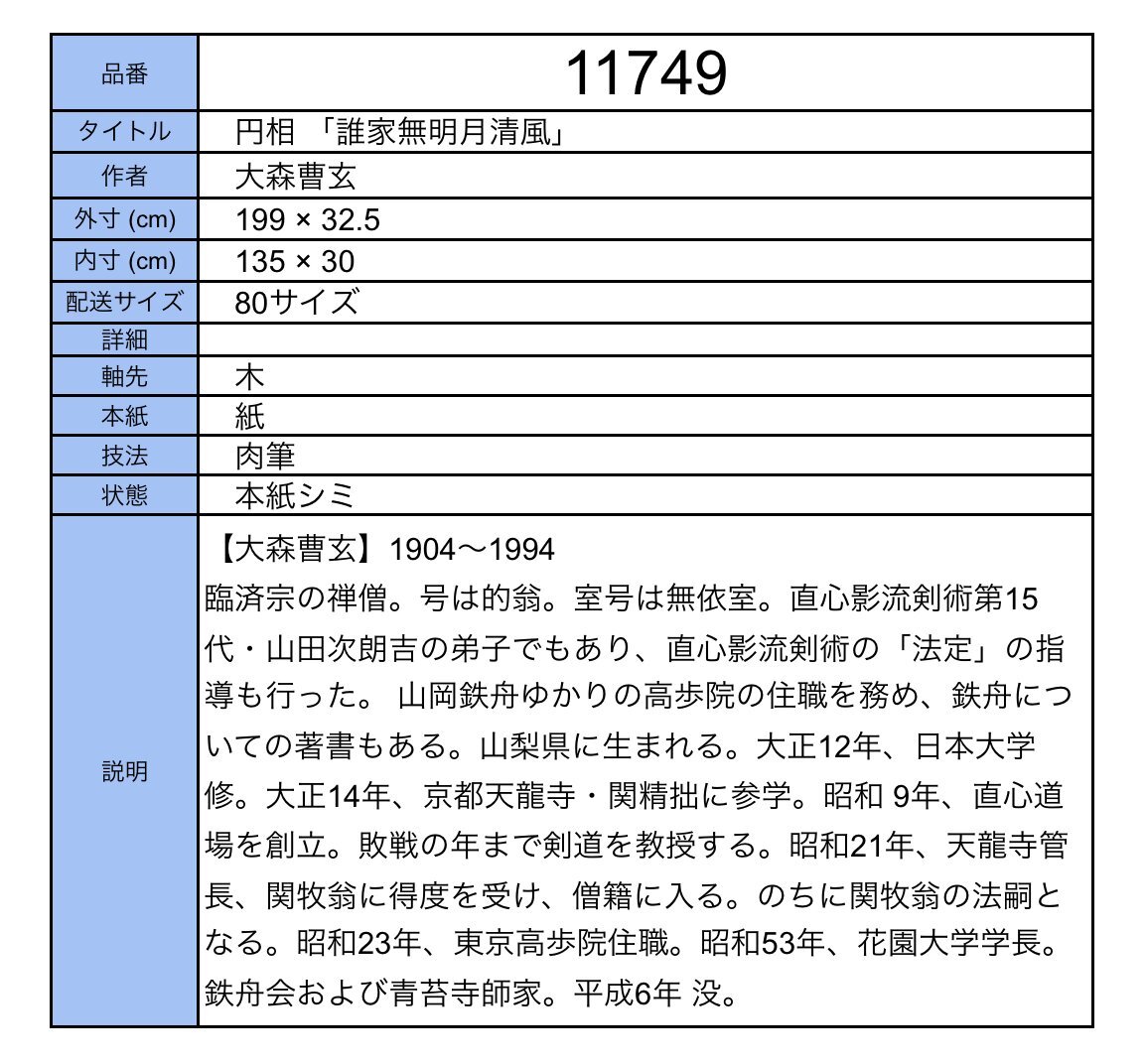 Yahoo!オークション - 【模写】吉】11749 大森曹玄 円相 誰家無明月清...