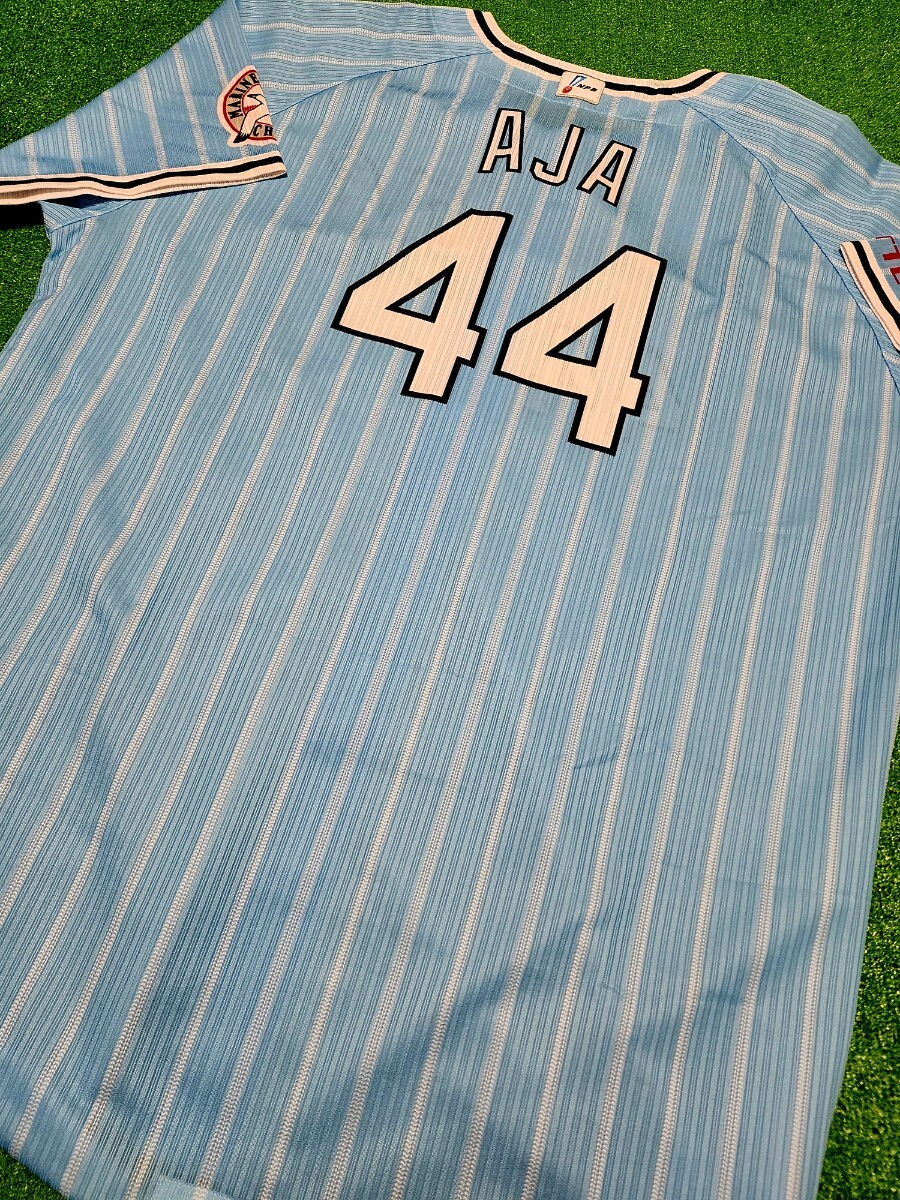 【樂淘letao】日本代購代標第一品牌－千葉ロッテマリーンズ アジャ オーセンティック ユニフォーム マリンフェスタ実使用 直筆サイン マジェスティック 井上晴哉 AJA