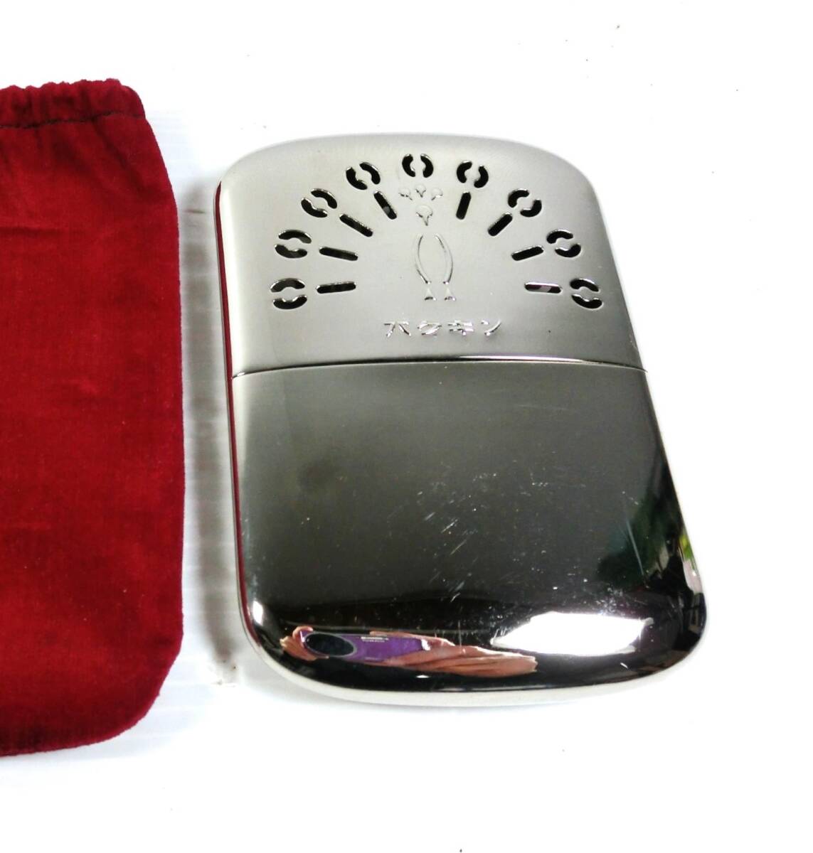 Yahoo!オークション - n508 白金 懐炉/ハクキン カイロ 本体と袋のみ 2...