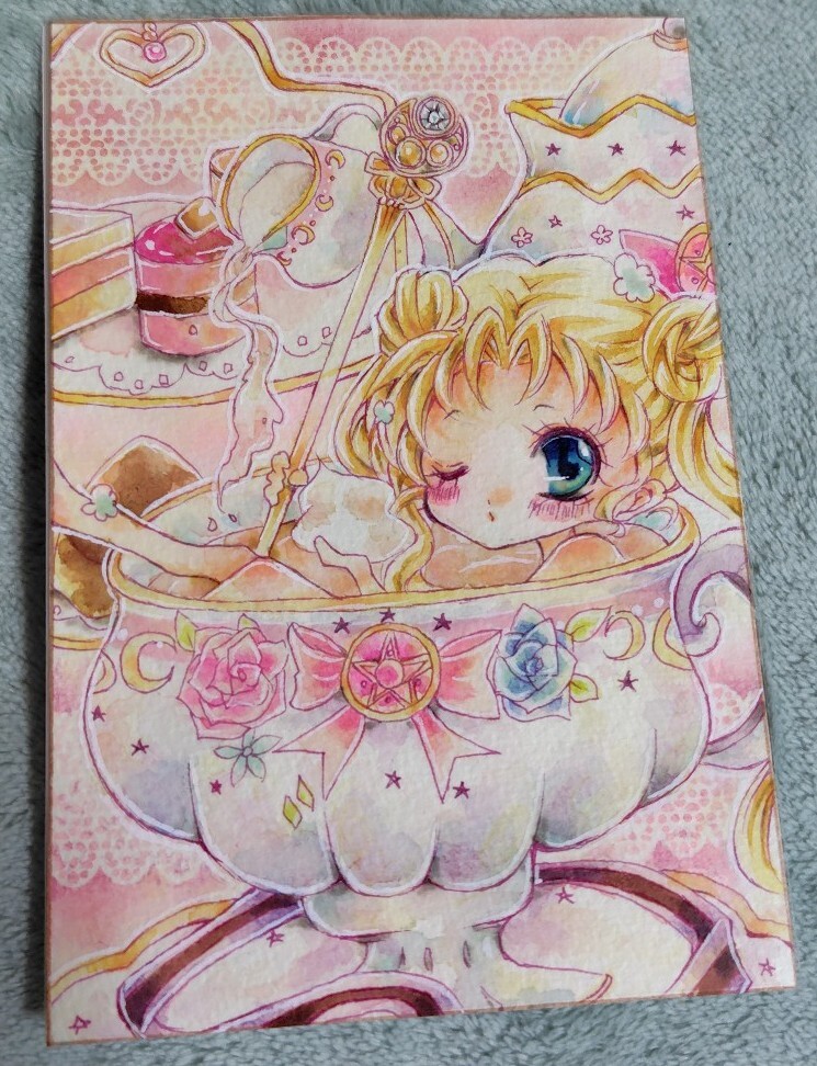 Yahoo!オークション - 手描きイラスト 月野うさぎ