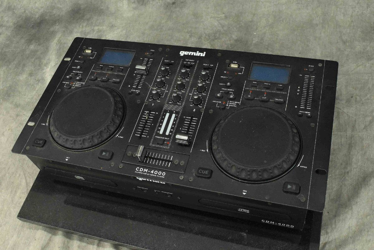 Yahoo!オークション - 【J】gemini CDM-4000 DJコントローラー ジェミ...