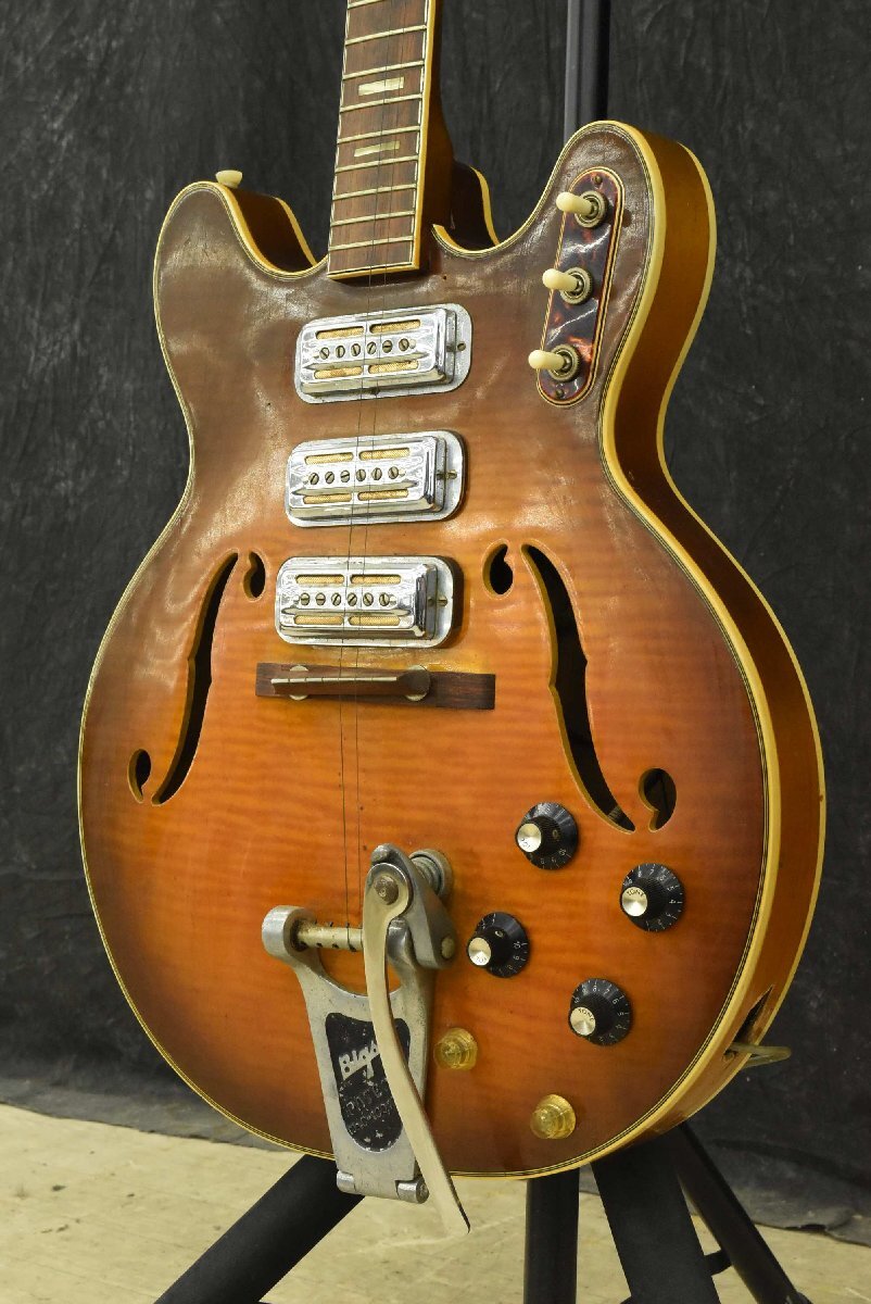 Yahoo!オークション - F Airline エアライン セミアコースティックギタ...