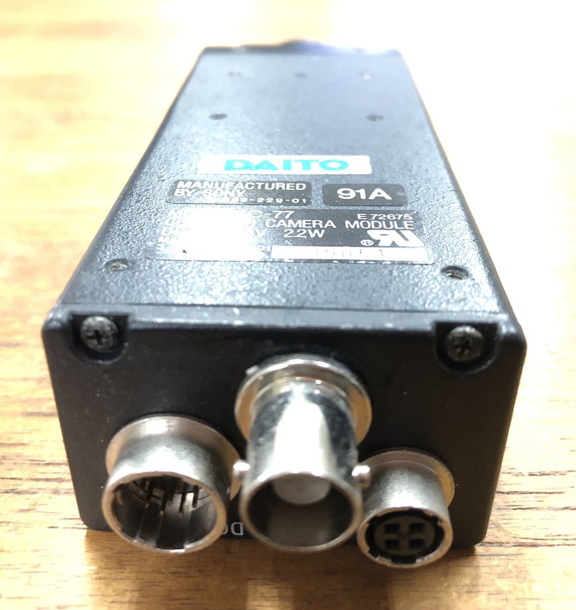 Yahoo!オークション - S007-031-4 Sony製白黒CCDカメラ XC-77