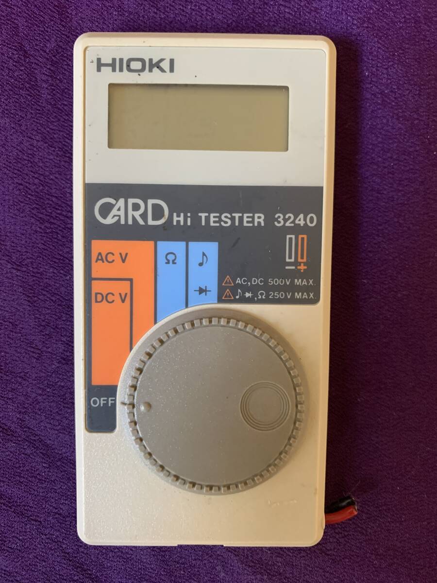 Yahoo!オークション - H001-1 HIOKI製カードハイテスタ 3240(故障品)
