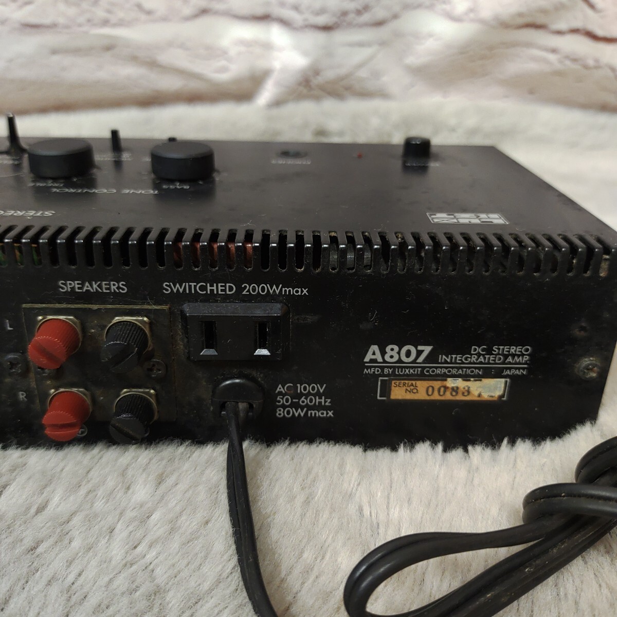 Yahoo!オークション - LUXKIT A807 プリメインアンプ / LUXMAN ラック...