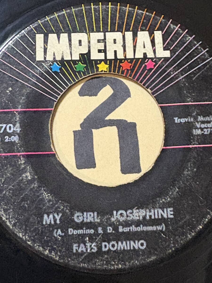 Yahoo!オークション - 1960 FATS DOMINO MY GIRL JOSEPHINE 両面EX